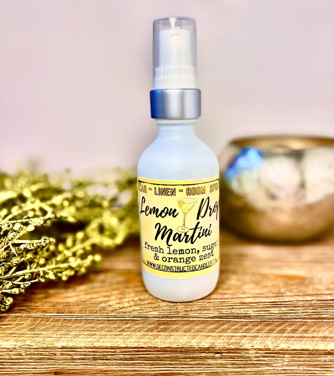 Lemon Drop Martini Room Spray Linen Spray Car Spray Fragrance Spray ...