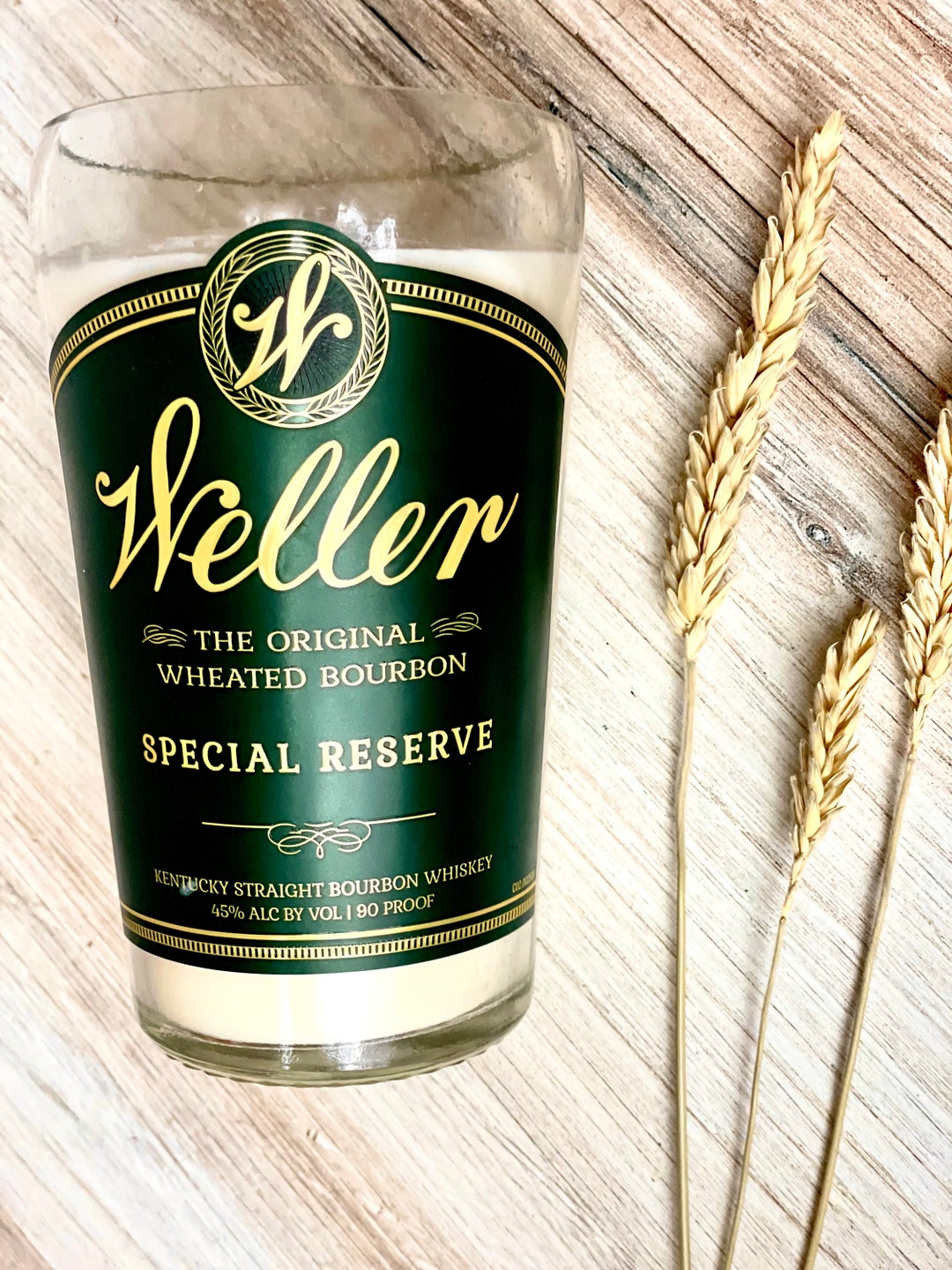 Bourbon Candle - Weller Bottle - Old Fashioned Scent - DECONSTRUCTED ...