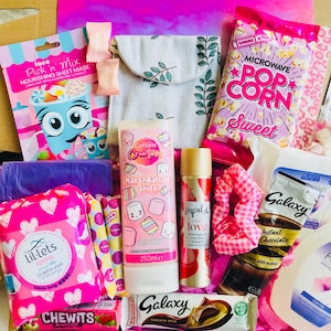 GIRLS FIRST PERIOD Starter Kit for Her, Self Care Package for Teenage ...