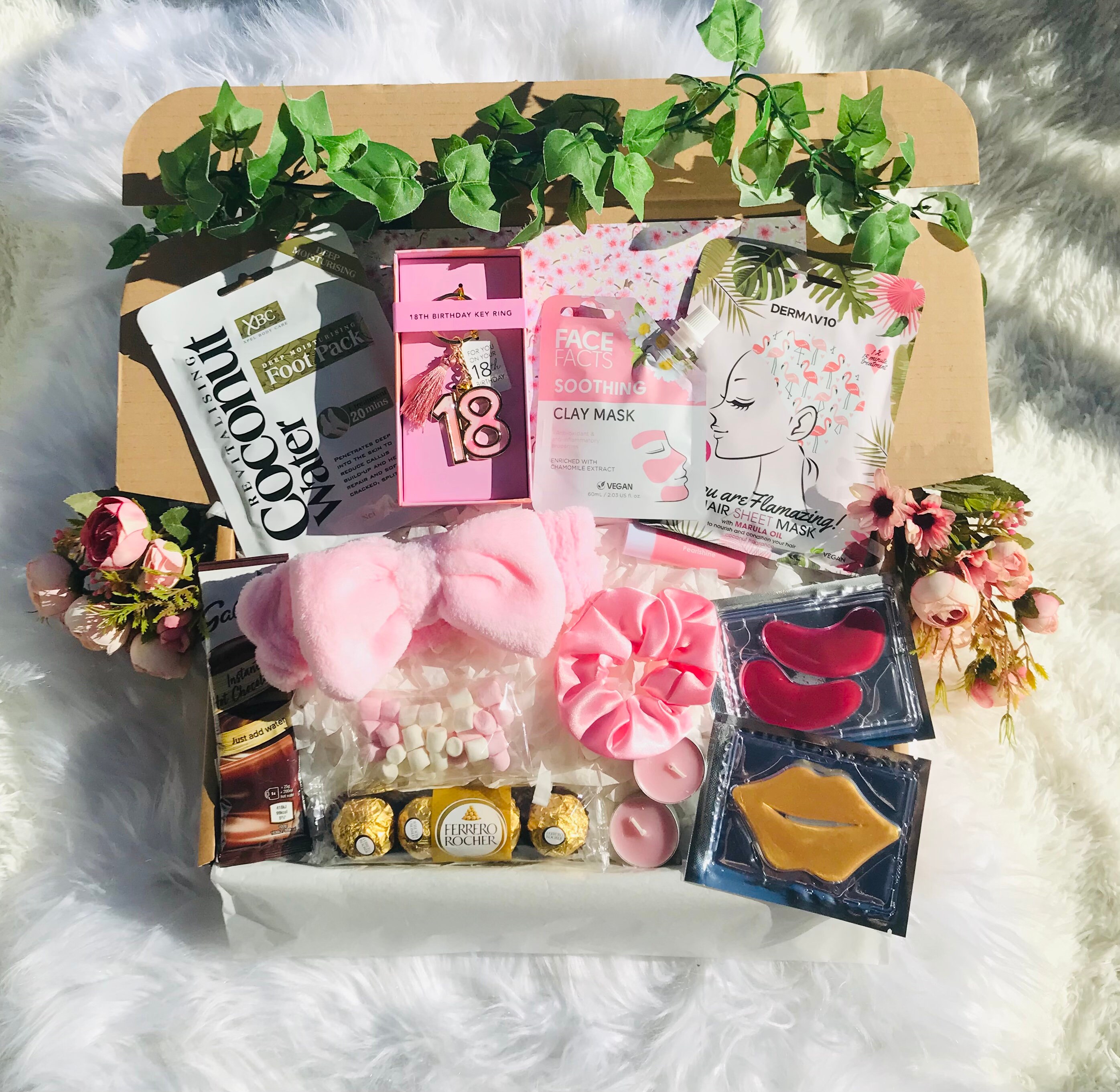 18th Birthday Hamper Girls 18th Birthday Pamper Box Gifts - Etsy UK