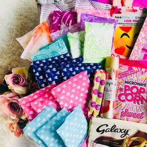 GIRLS FRIST PERIOD Starter Kit for Her, Teenage Girl Self Care Package ...