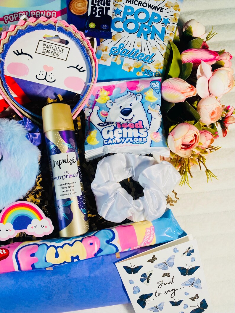 GIRLS PAMPER BOX, Little Girls Birthday Spa Box, Girls Sleepover Set ...