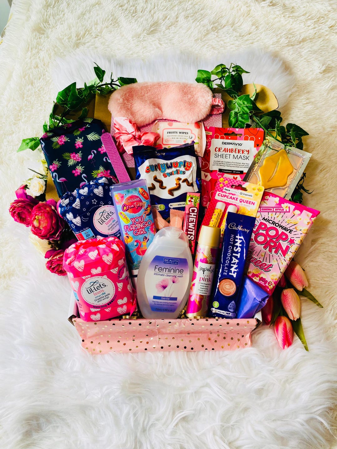 Teenage Girl First Period Care Package, Girls First Period Survival Kit ...