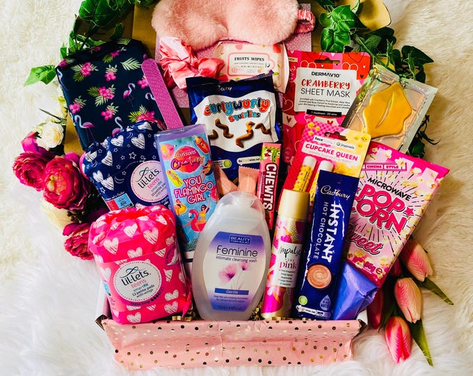Teenage Girl First Period Care Package, Girls First Period Survival Kit ...