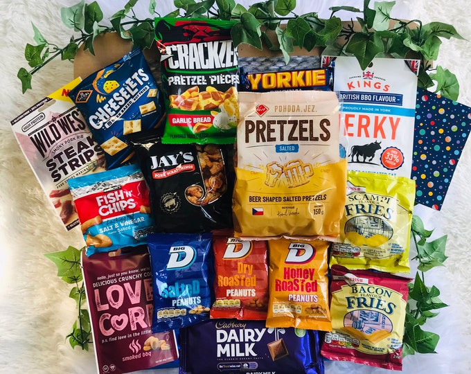 Beer Snacks / Pub Snacks / Best With Beer Snack Box Birthday / Thank ...