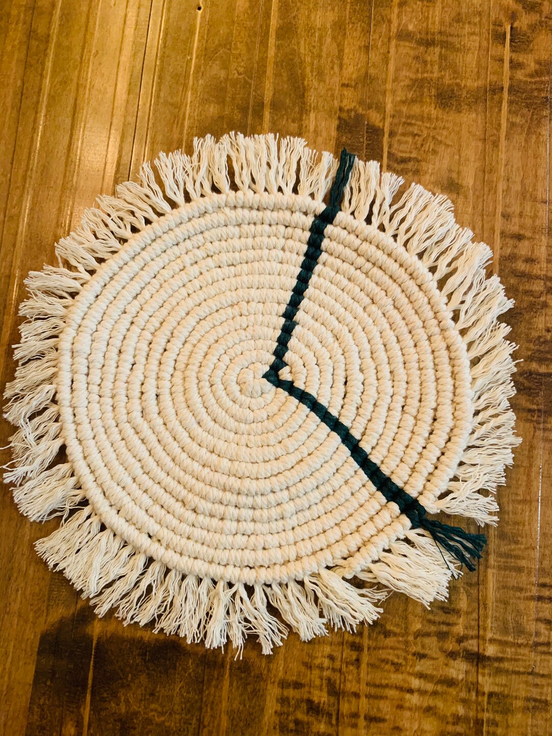 10” Macrame Trivit / Placemat - Etsy