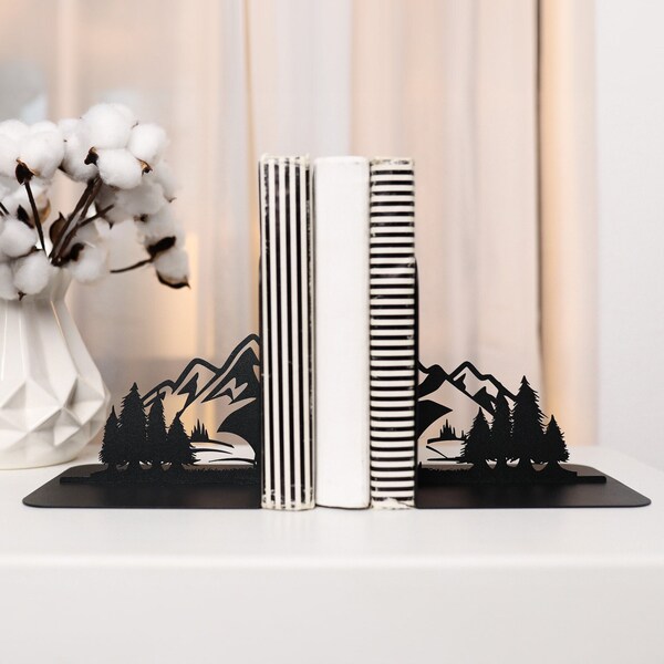 Mountain Bookshelf - Etsy