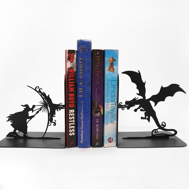 Dragon Bookends - Etsy