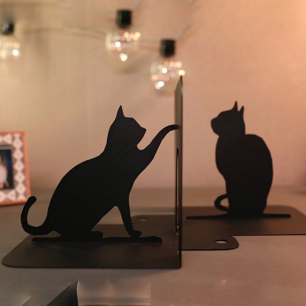Cat Bookends - Etsy