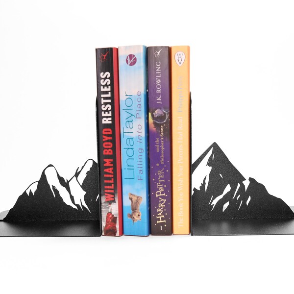 Mountain Bookends - Etsy
