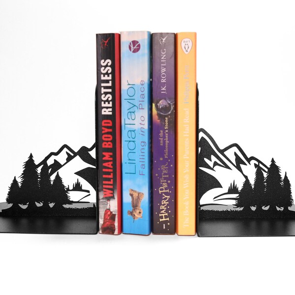 Mountain Bookends - Etsy