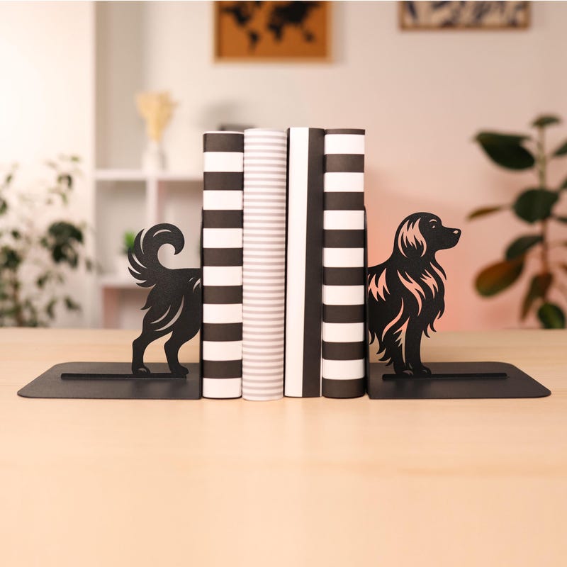 Dog Bookends - Etsy