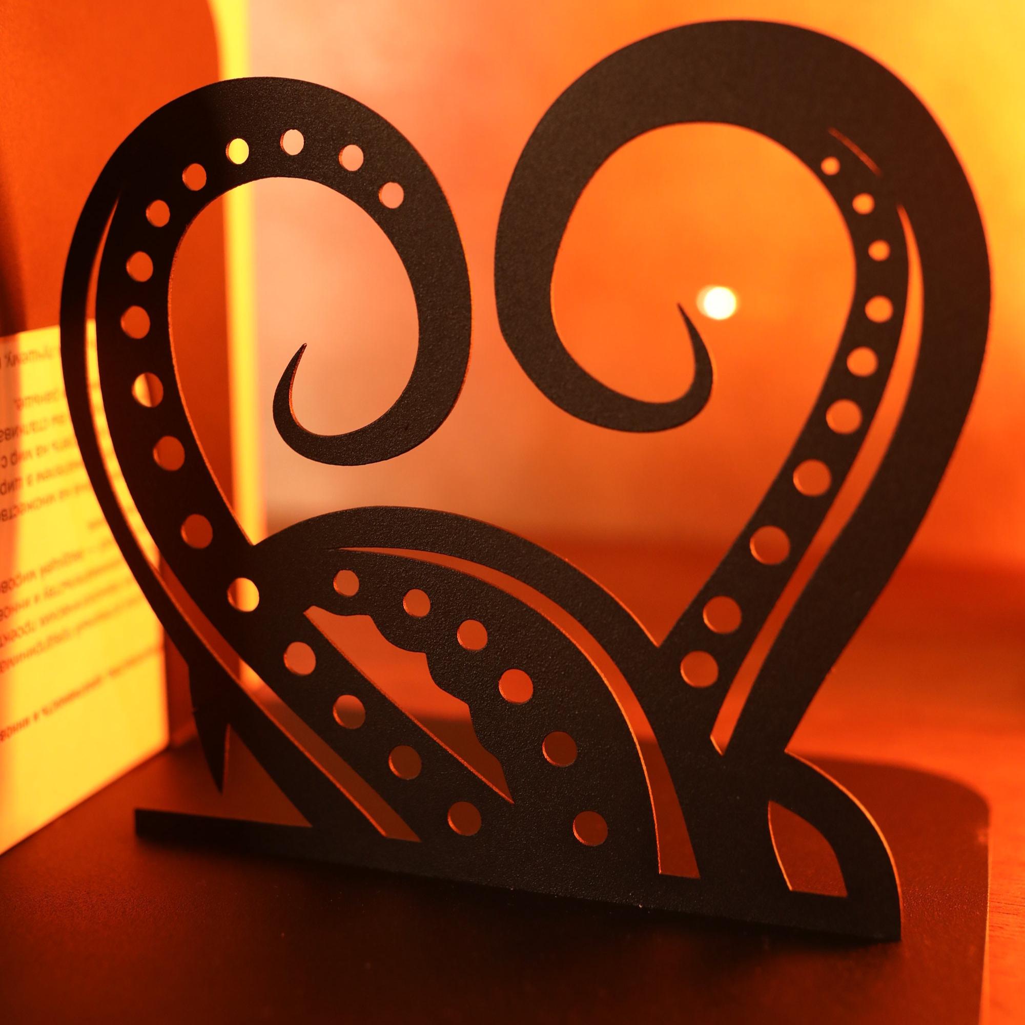 Cthulhu Bookends | Metal Octopus Tentacle Book Ends, Lovecraft Gift - Etsy