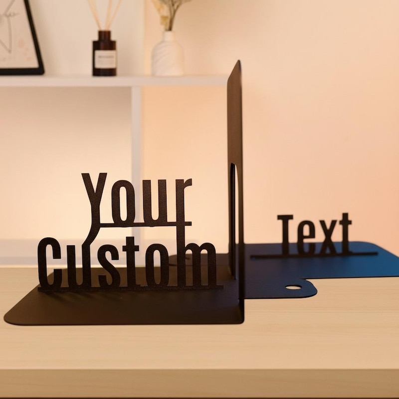 Metal Bookends - Etsy