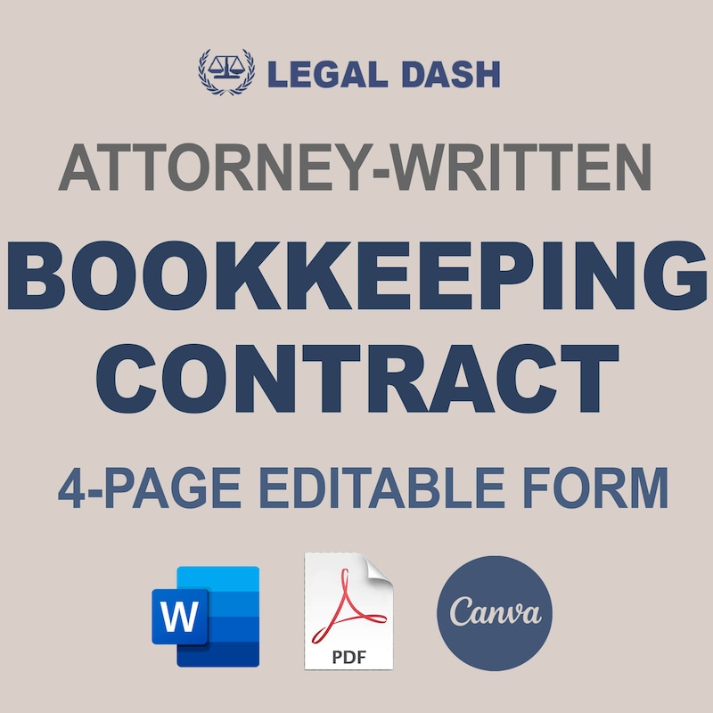 Bookkeeping Contract - Etsy