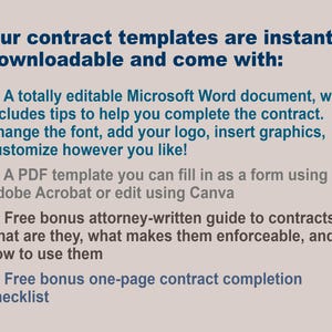 Power of Attorney Forms and Instructions | Editable Instant Download ...