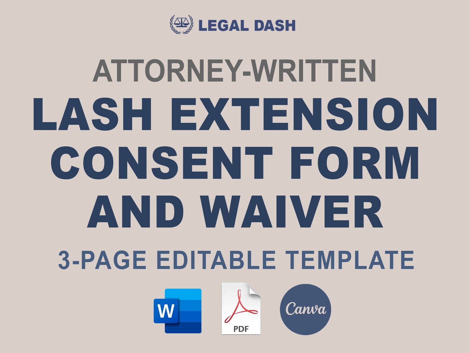 Lash Extension Consent Form Template Attorney-written Editable Instant ...