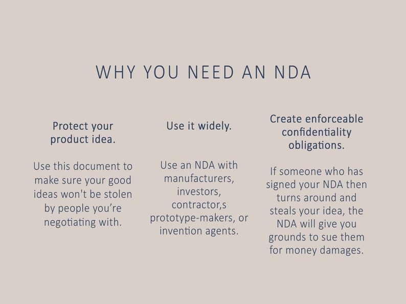 Product Invention Non-disclosure Agreement Form Attorney-written ...