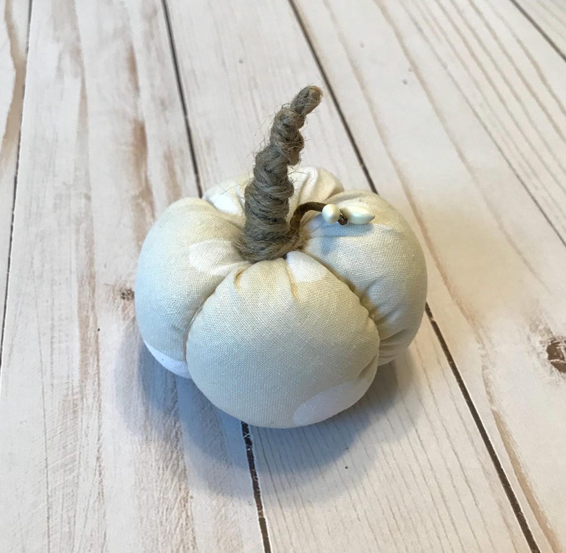 Handmade Farmhouse Pumpkin Set: Neutral Plaid & Floral Decor - Etsy