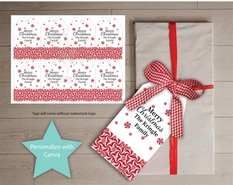 Peppermint Tags | Etsy