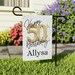 Happy 50th Birthday Garden Flag Personalized Birthday Flag - Etsy