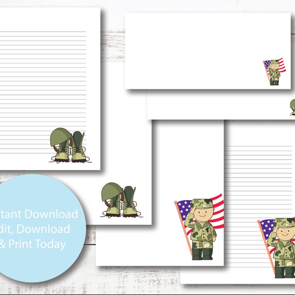 Military Stationary - Etsy