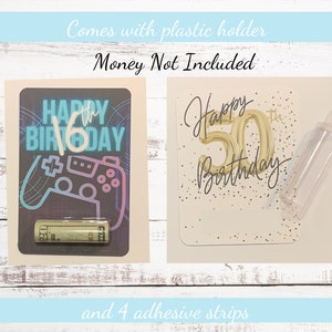 Happy Birthday Money Holder Card Cash Gift Ideas for Kids Money Gift ...