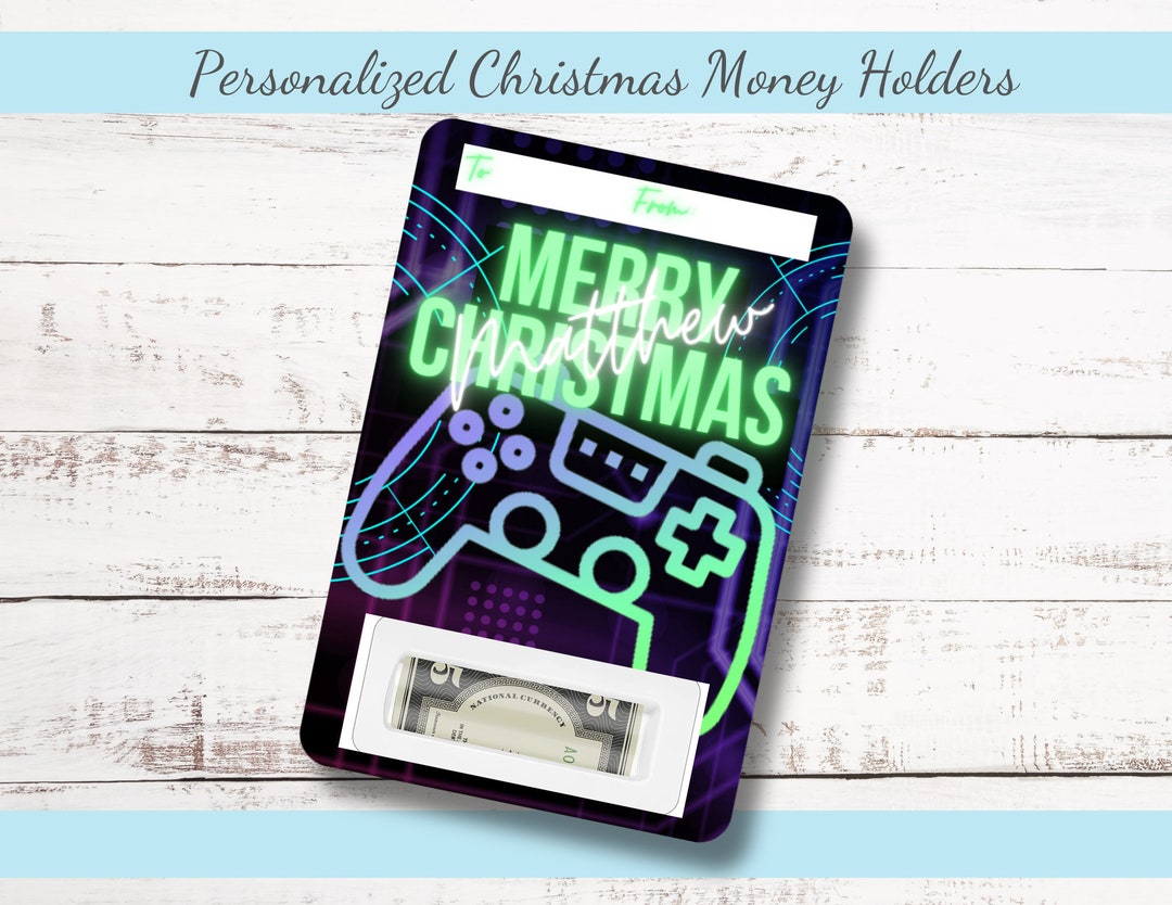 Merry Christmas Money Holder Card Cash Gift Ideas for Kids Money Gift ...