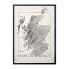 Whiskey Map of Scotland, Scotch Whiskey Region Map - Etsy Canada