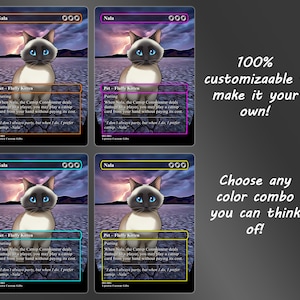 Custom MTG Style Magic Card - Choose Holographic, Photo Style, and Your ...