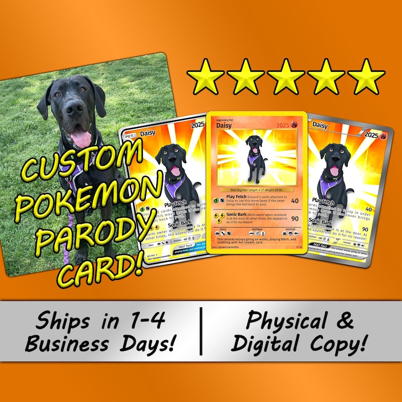 Funny Pokémons Cards - Etsy