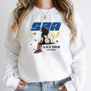 SZA SOS Tour T-shirt| Sostour Columbus Sweater for Womens | Sza Merch ...