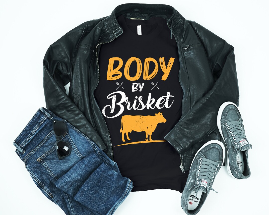 Body by Brisket BBQ T-shirt, Backyard Cookout Shirt, Funny BBQ, Gift ...