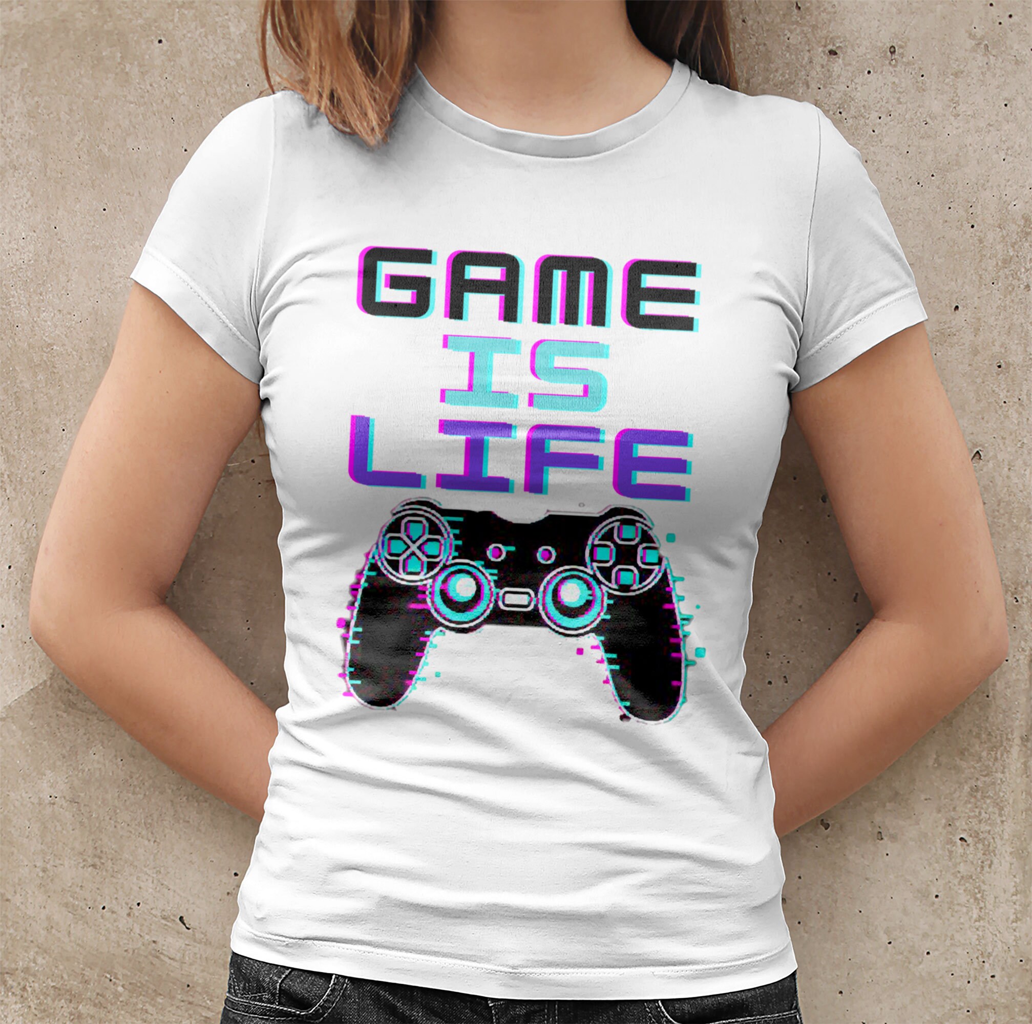 Game Is Life Essential Gift Camiseta, Manga Larga, Sudadera, Sudadera ...
