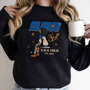 SZA SOS Tour T-shirt| Sostour Columbus Sweater for Womens | Sza Merch ...