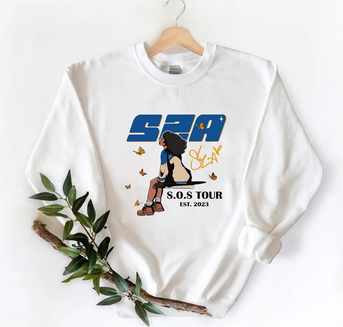 SZA SOS Tour T-shirt Sostour Columbus Sweater for Womens Sza Merch 2023 ...