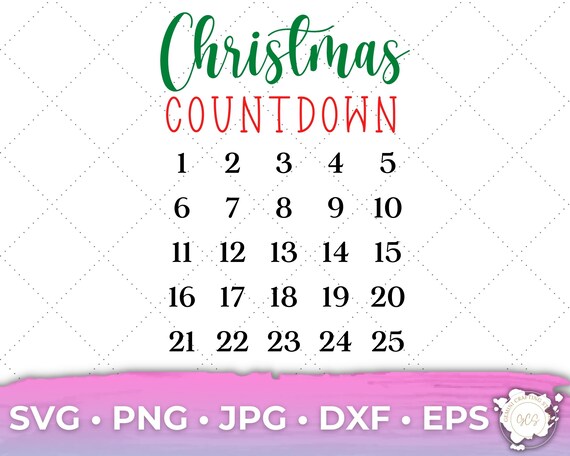 Christmas Countdown Board Advent Wreath Snowflakes Christmas - Etsy