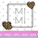 Leopard Mimi Svg Cheetah Mimi Svg Mimi Svg Mom Life Svg - Etsy