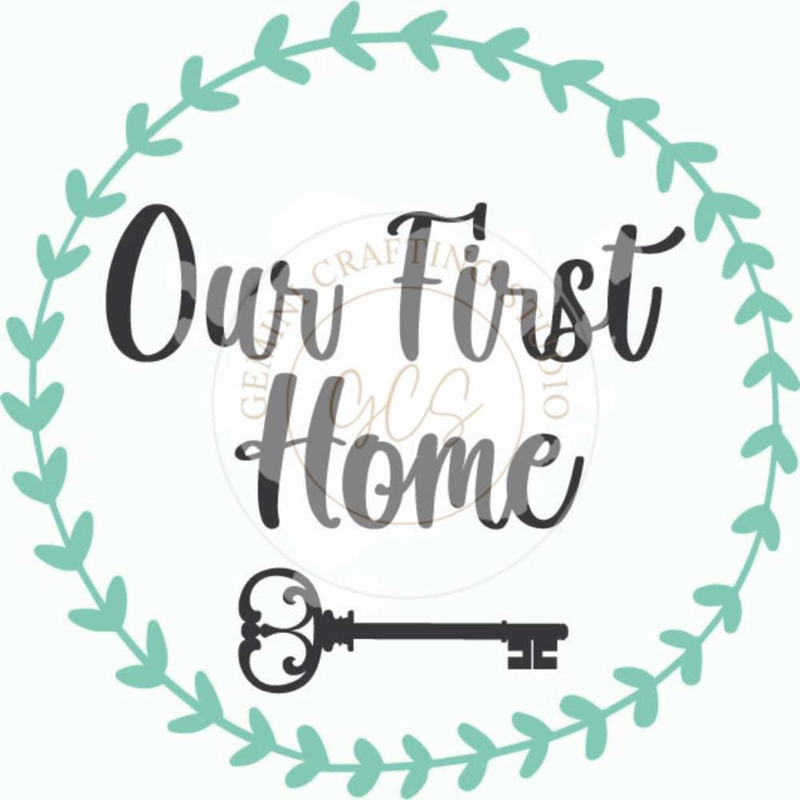 Our First Home Digital Download SVG Cricut File Silhouette PNG - Etsy