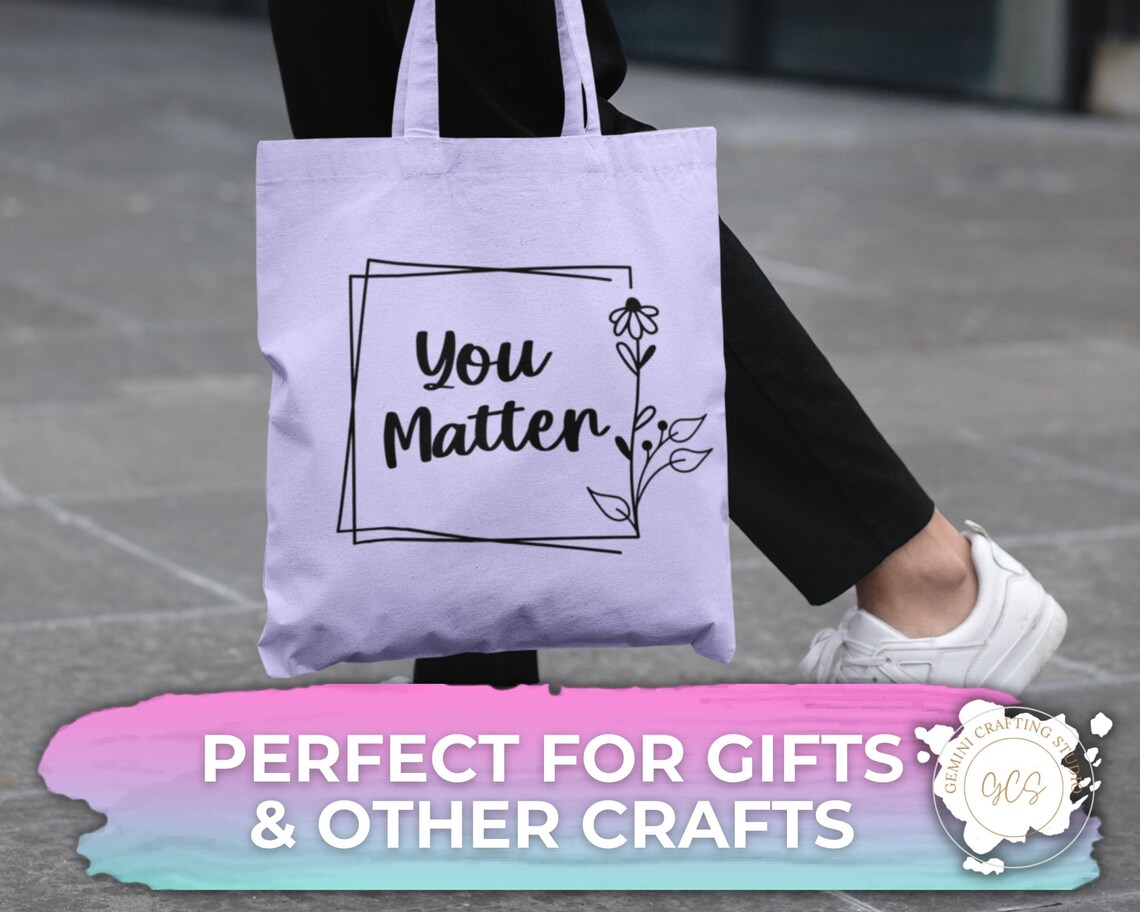 You Matter SVG Mental Health Matters Geometric Square SVG | Etsy