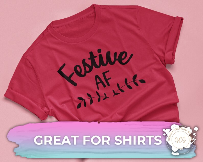 Merry Af Svg Jolly Af Svg Festive AF Svg Christmas Shirt Svg | Etsy