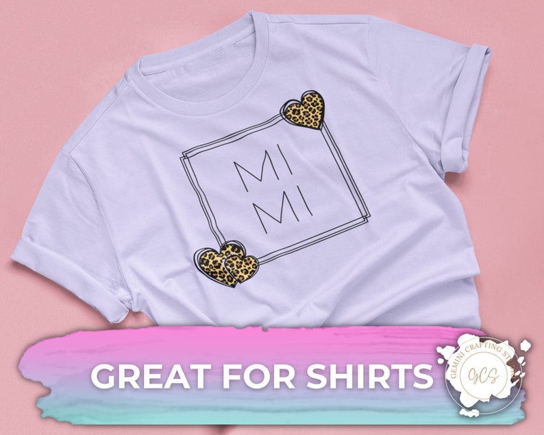 Leopard Mimi Svg Cheetah Mimi Svg Mimi Svg Mom Life Svg | Etsy