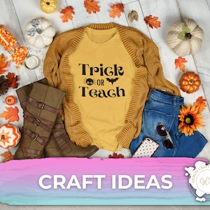 Teacher Halloween SVG Bundle - Spooky Teacher Cute Cricut Designs for ...