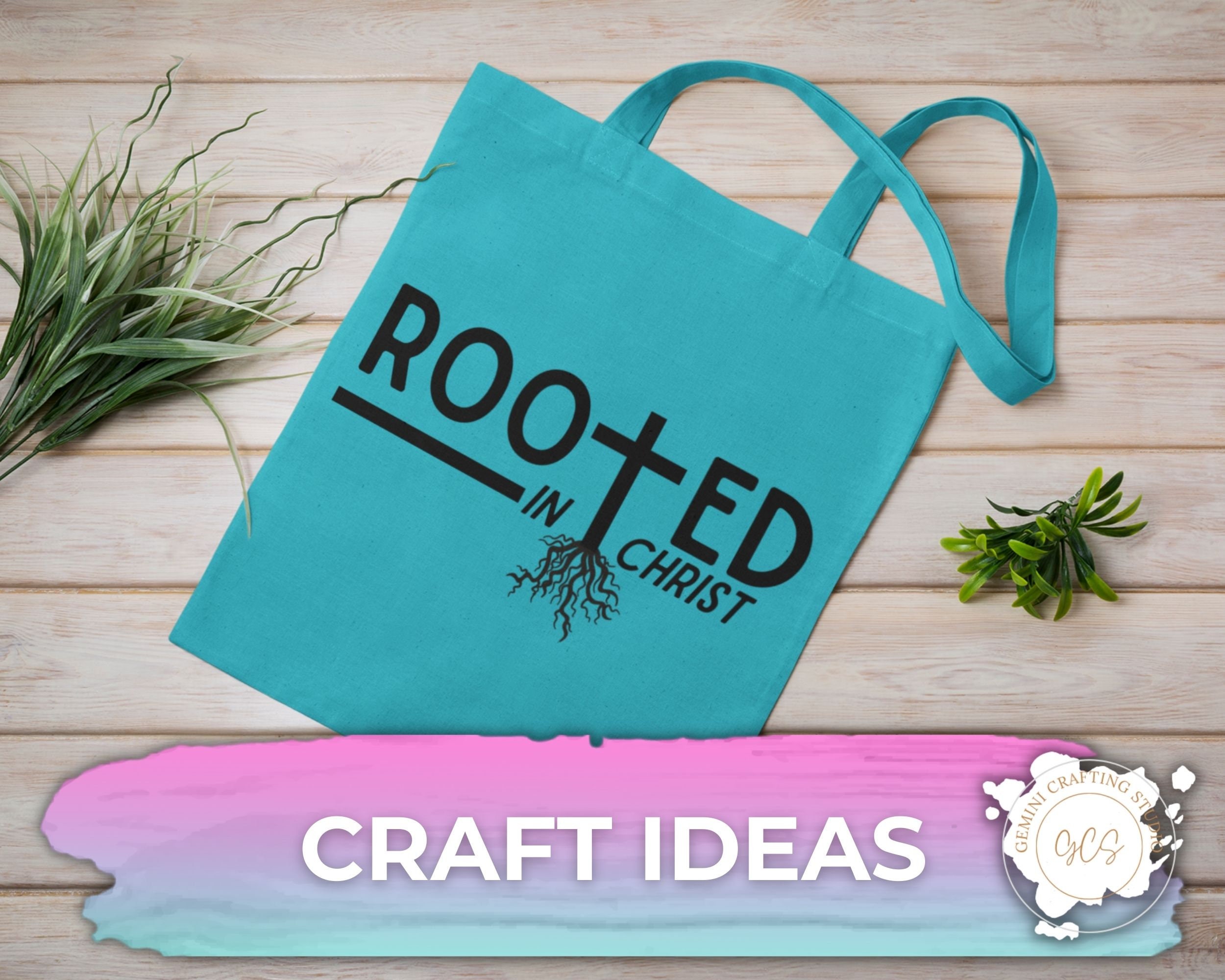 Rooted in Christ Svg Christian Svg Dxf Png Christian Quote | Etsy