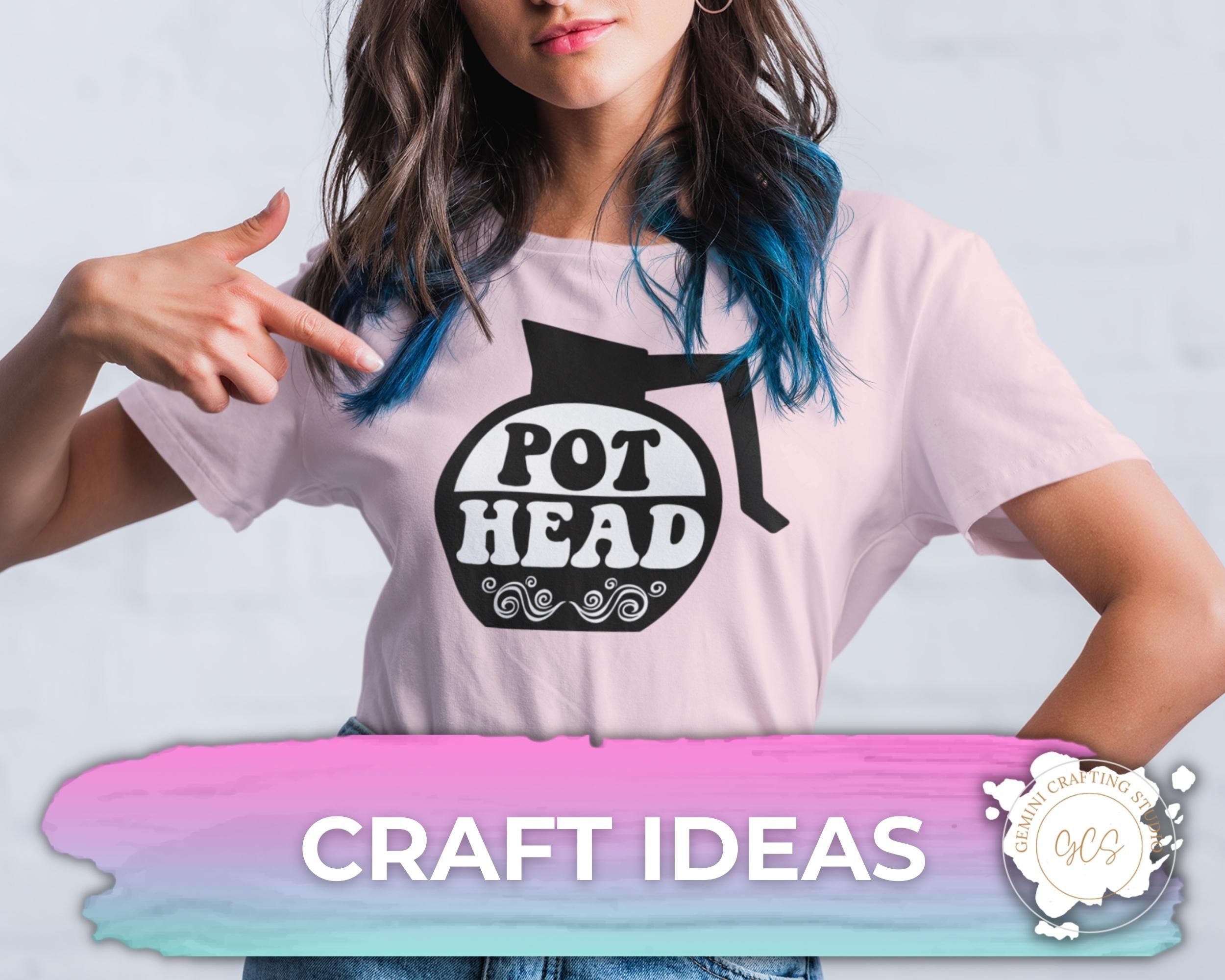 Pot Head Coffee Pot SVG Weed Humor Cricut Cut File PNG Popular - Etsy