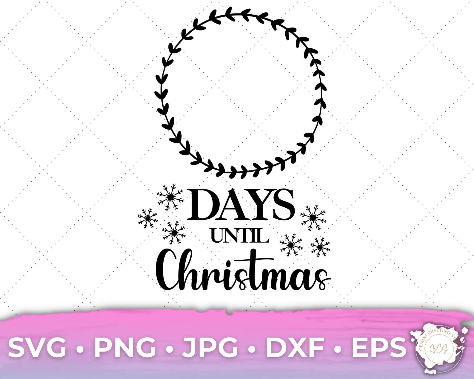 Christmas Countdown Board Advent Wreath Snowflakes Christmas - Etsy