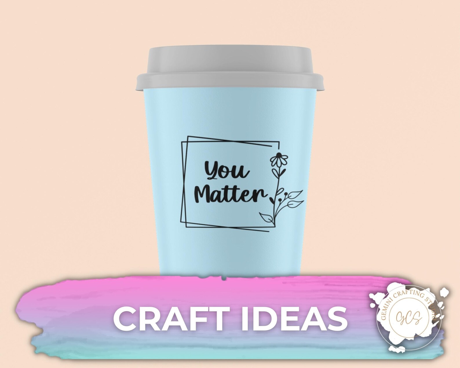 You Matter SVG Mental Health Matters Geometric Square SVG | Etsy