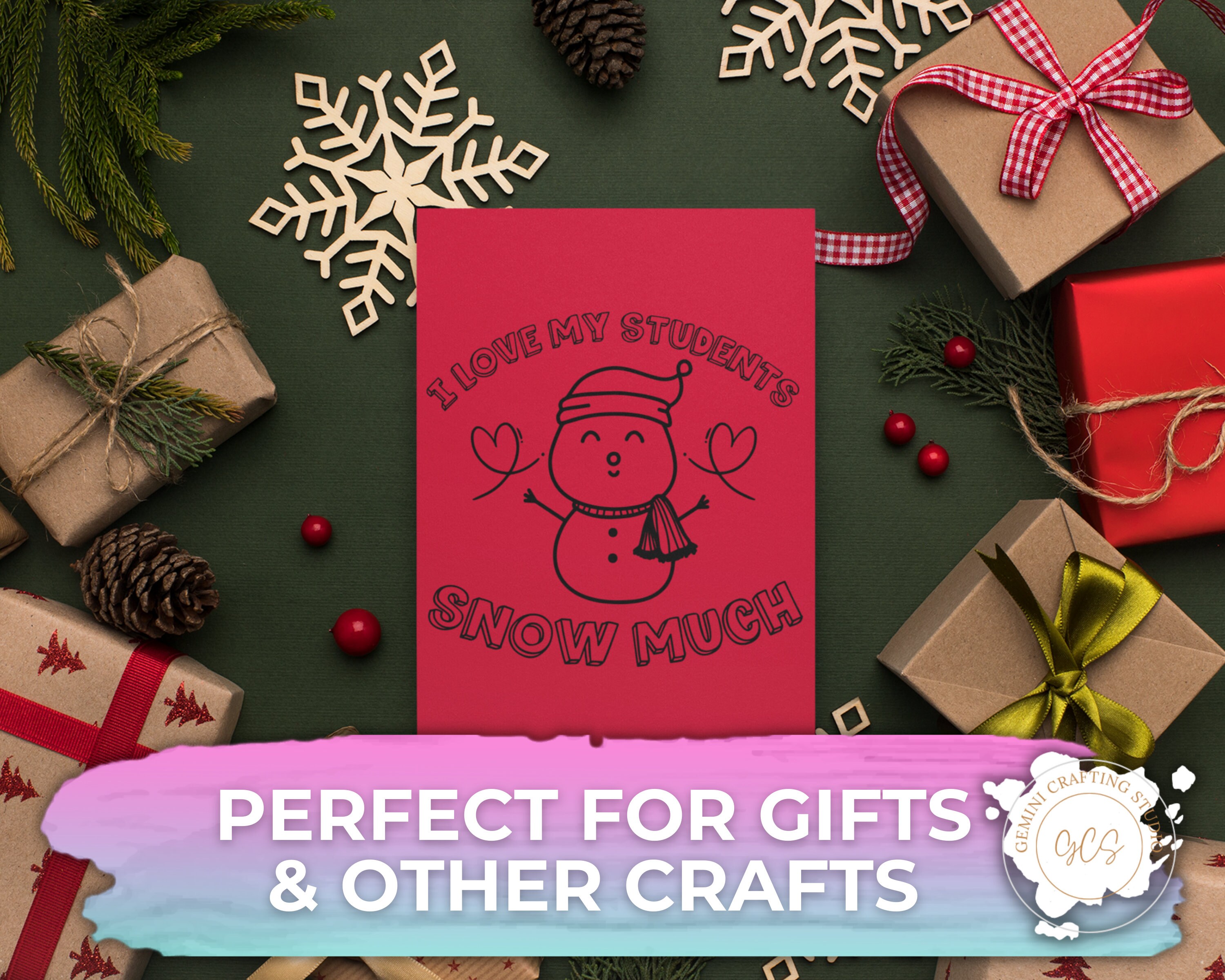 Snowman Shirt Design I Love My Students Snow Much SVG Winter - Etsy