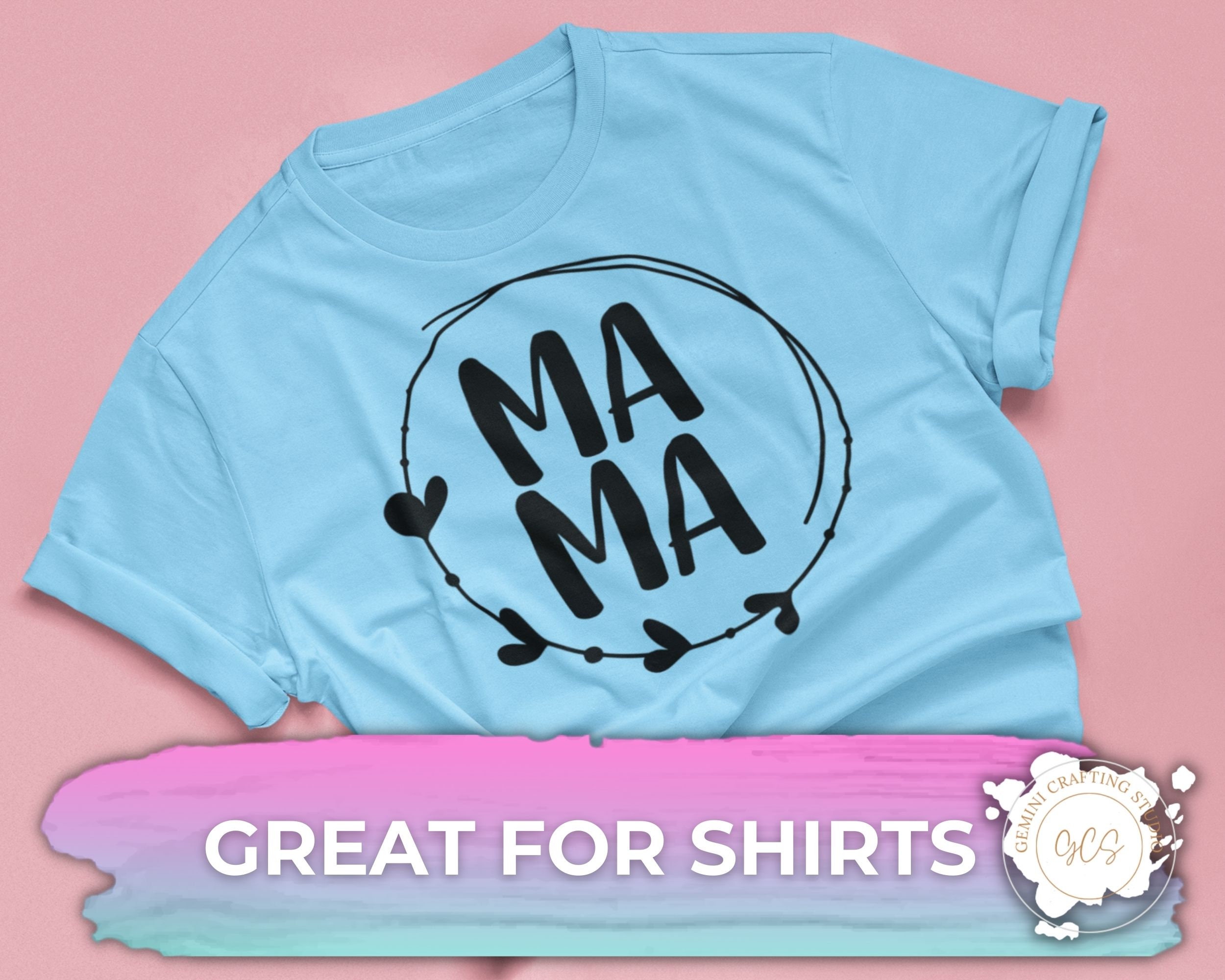 Mama SVG Mama Cute Wreath SVG Mom Life Cricut Cut File Mothers | Etsy