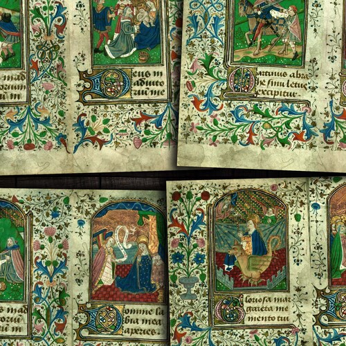 Digital Medieval Junk Journal Pages Grunge Ephemera for - Etsy